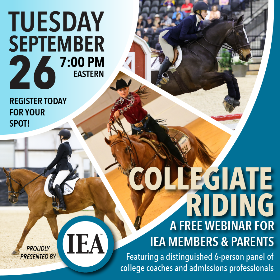 IEA WEBINAR: Collegiate Riding