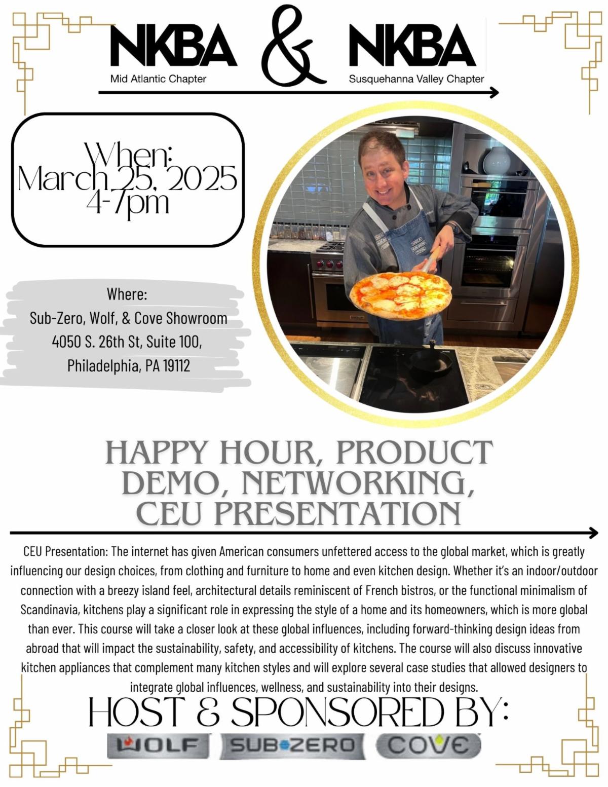 Join us for Happy hour, Product Demos and CEU's!