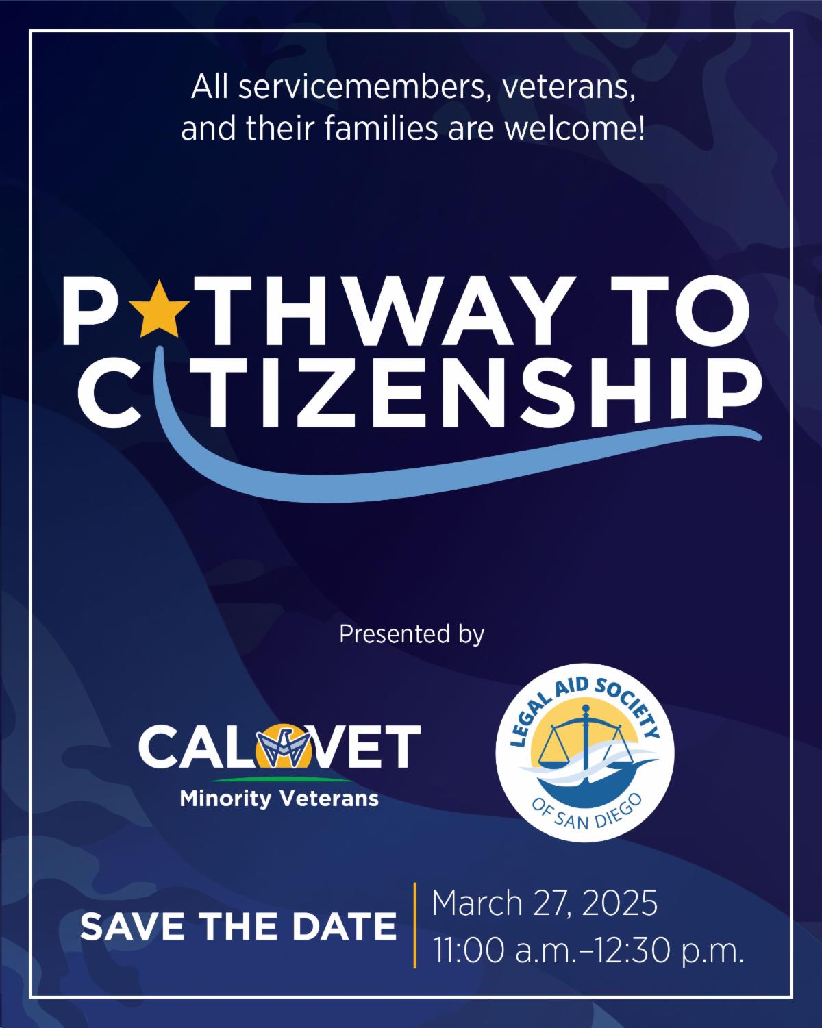 Veterans Pathway to Citizenship Webinar