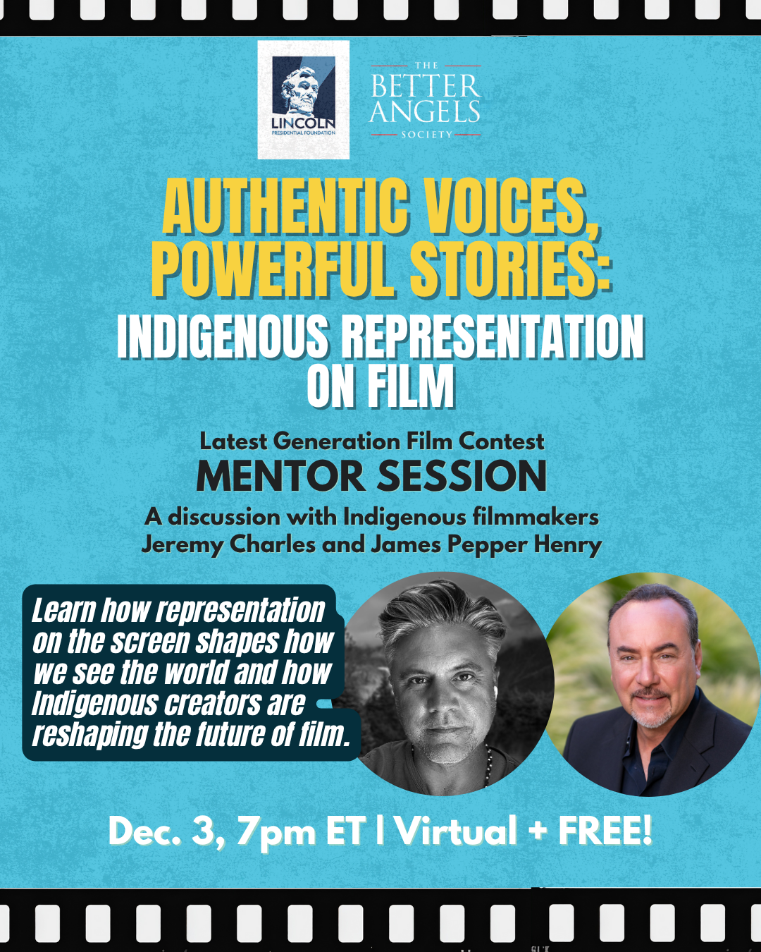 Join Us to Explore Indigenous Representation on Film