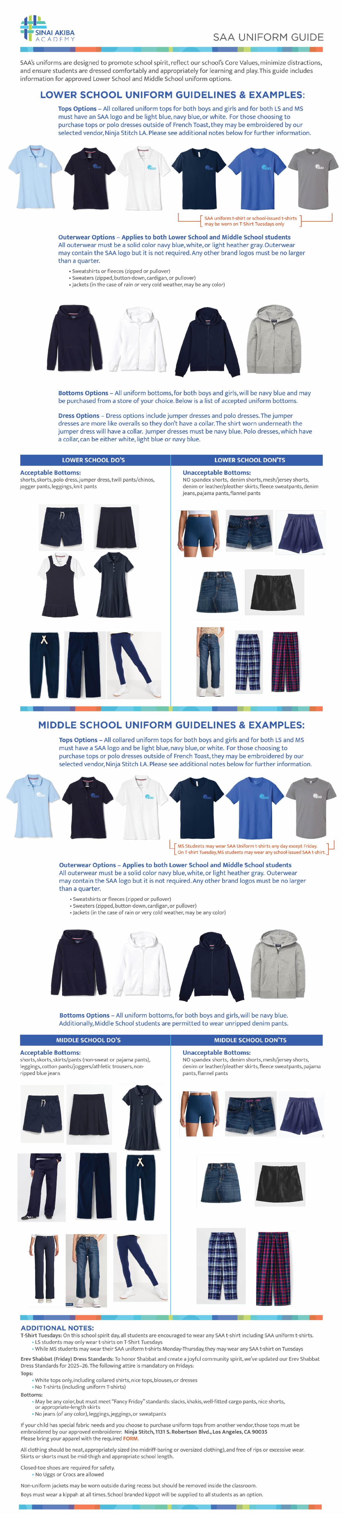 Get Ready for the 2025–26 School Year: Uniform Guidelines and Ordering ...