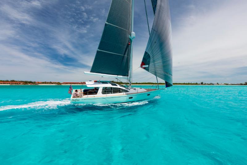 On board DRIFTER, the sailing yacht created for music legend Jimmy Buffett