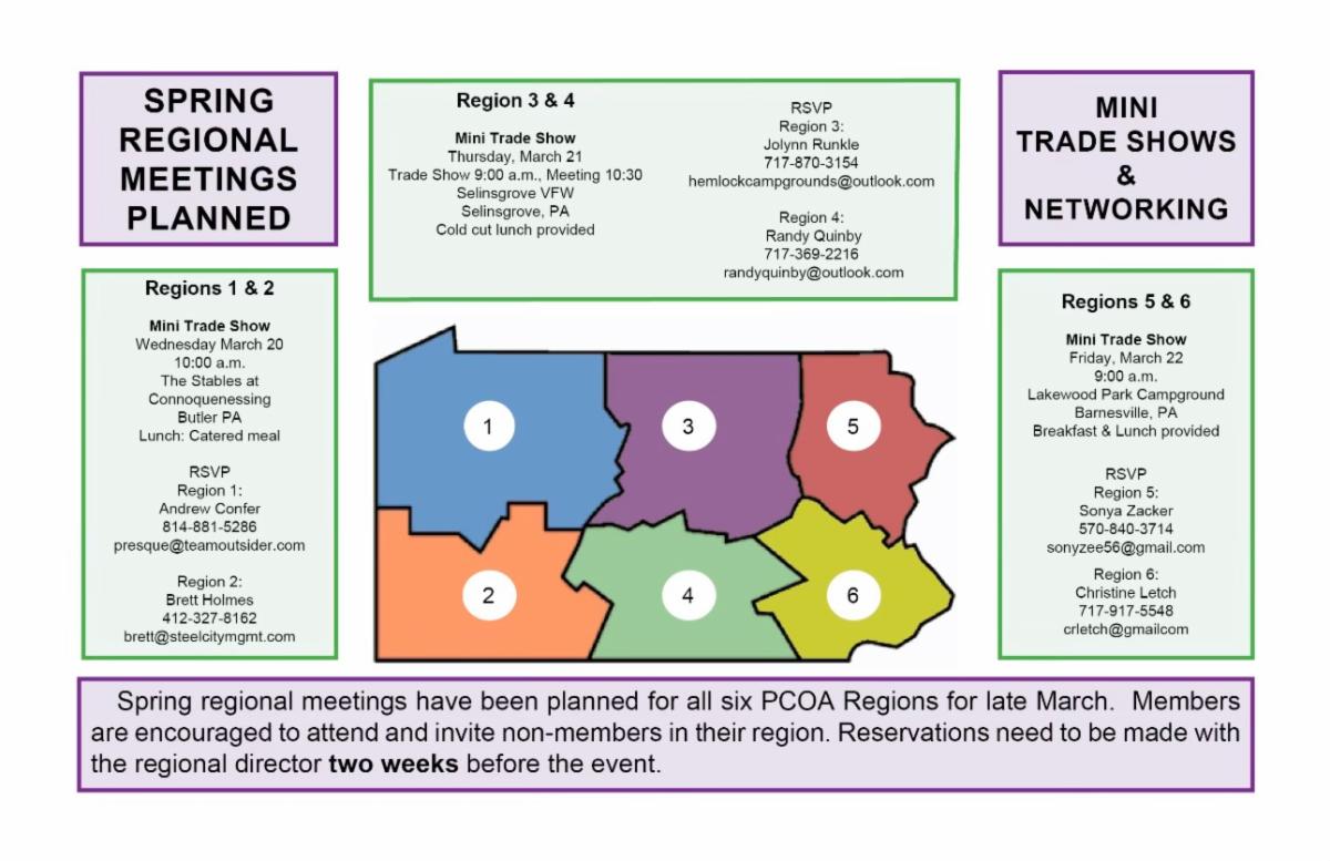 Spring Regional Meetings