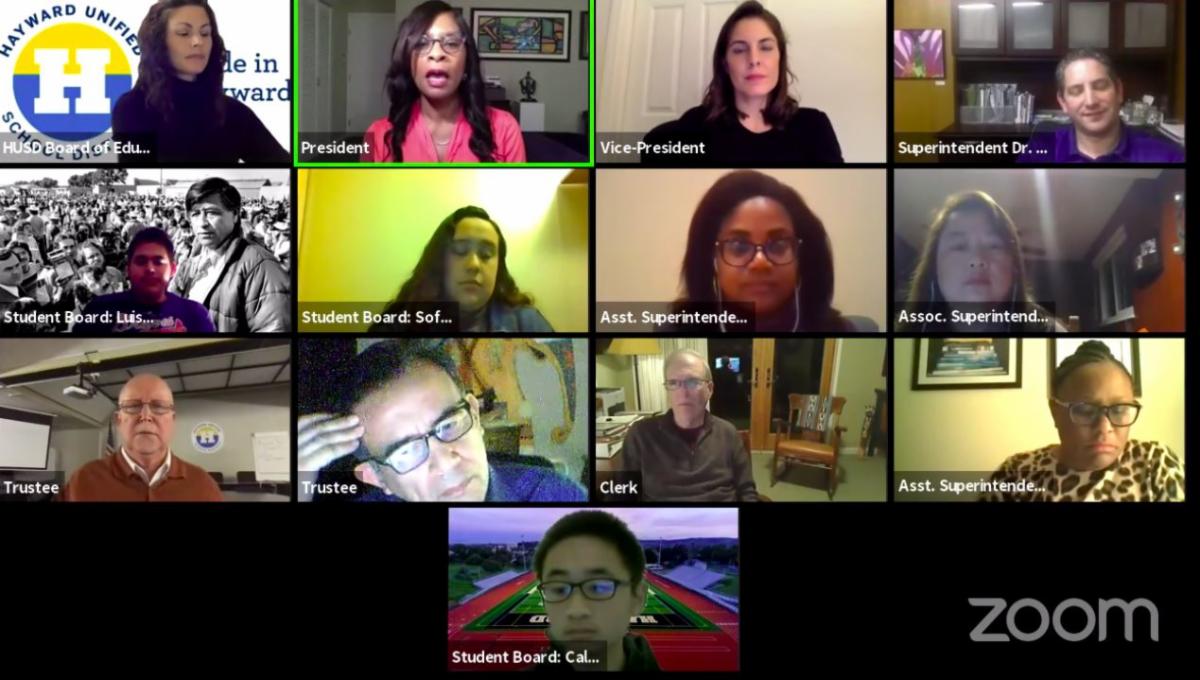 Planning a Virtual School Board Meeting