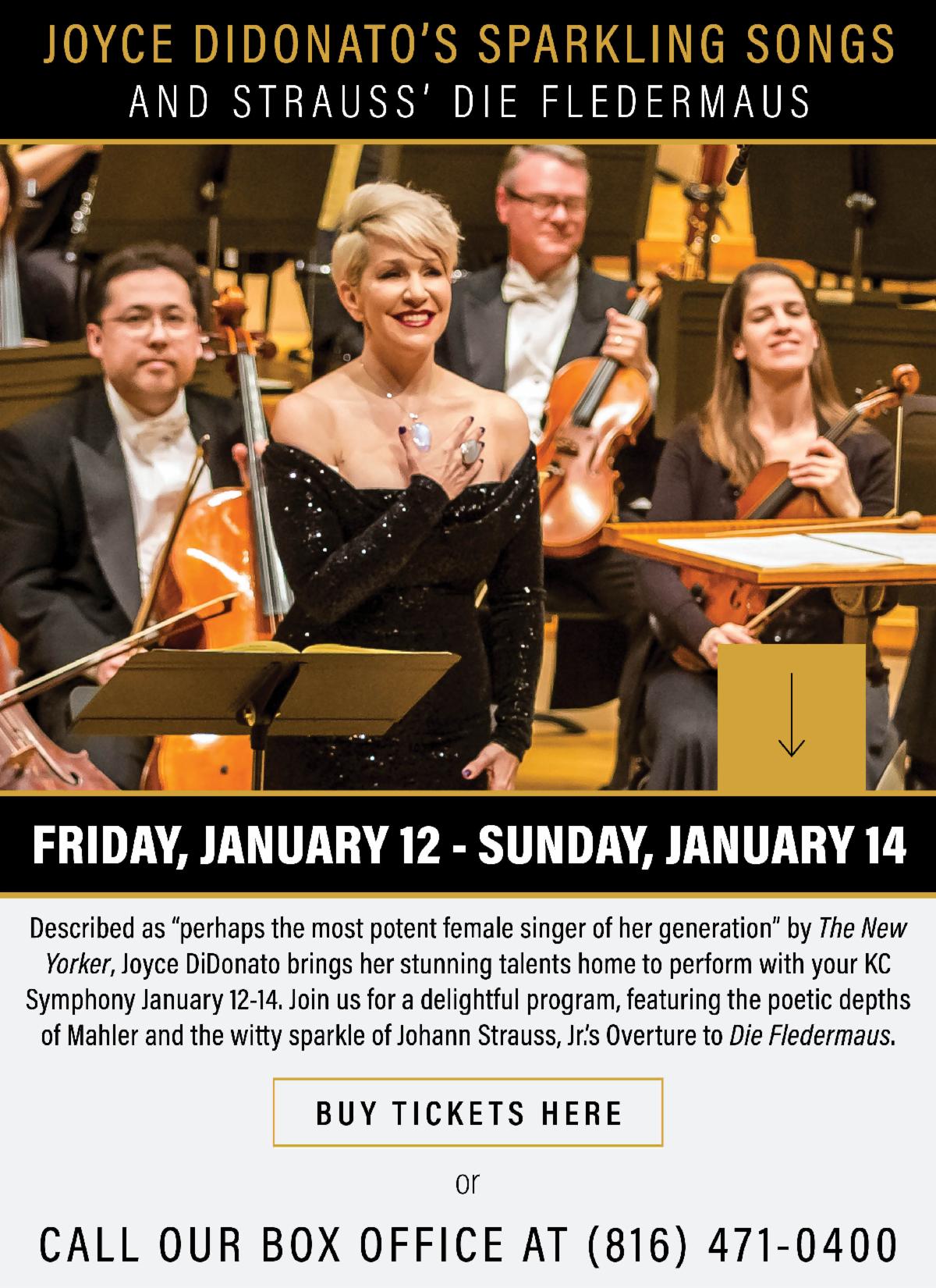 Joyce DiDonato makes her return to KC...