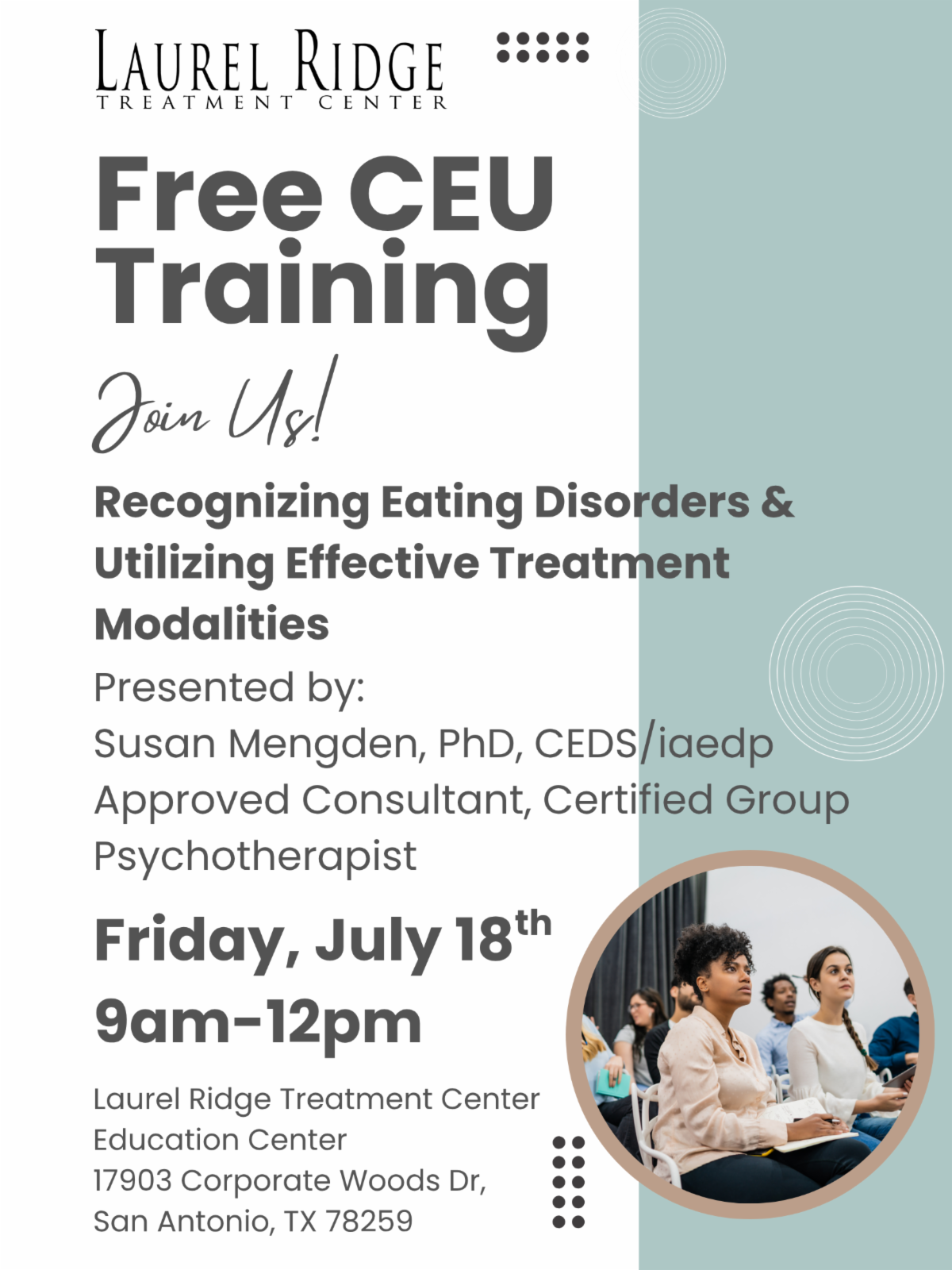 Free CEU Training Friday!