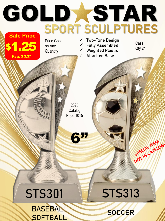 Marco Gold Star Sport Sculptures