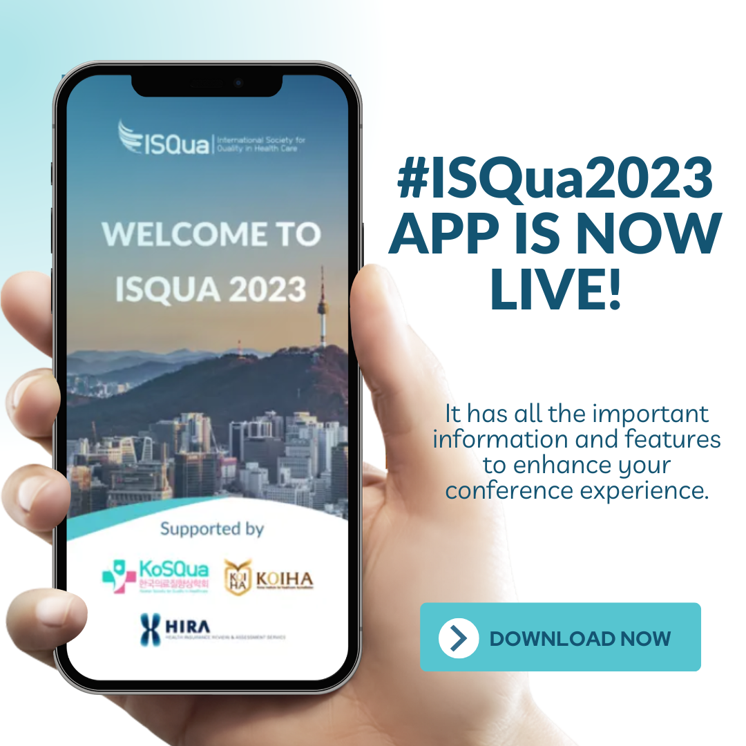 Join 1570+ healthcare professionals at ISQua 2023!