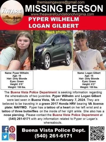 Missing Persons Alert!