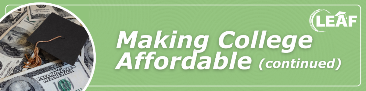 Making College Affordable