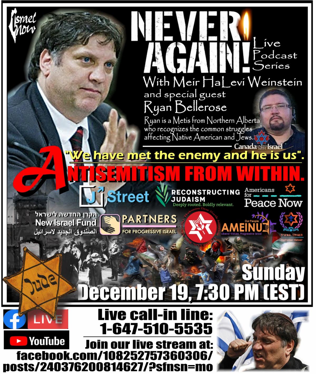 Israel NOW To Expose Jews Who Assist The New Antisemitism On Never ...