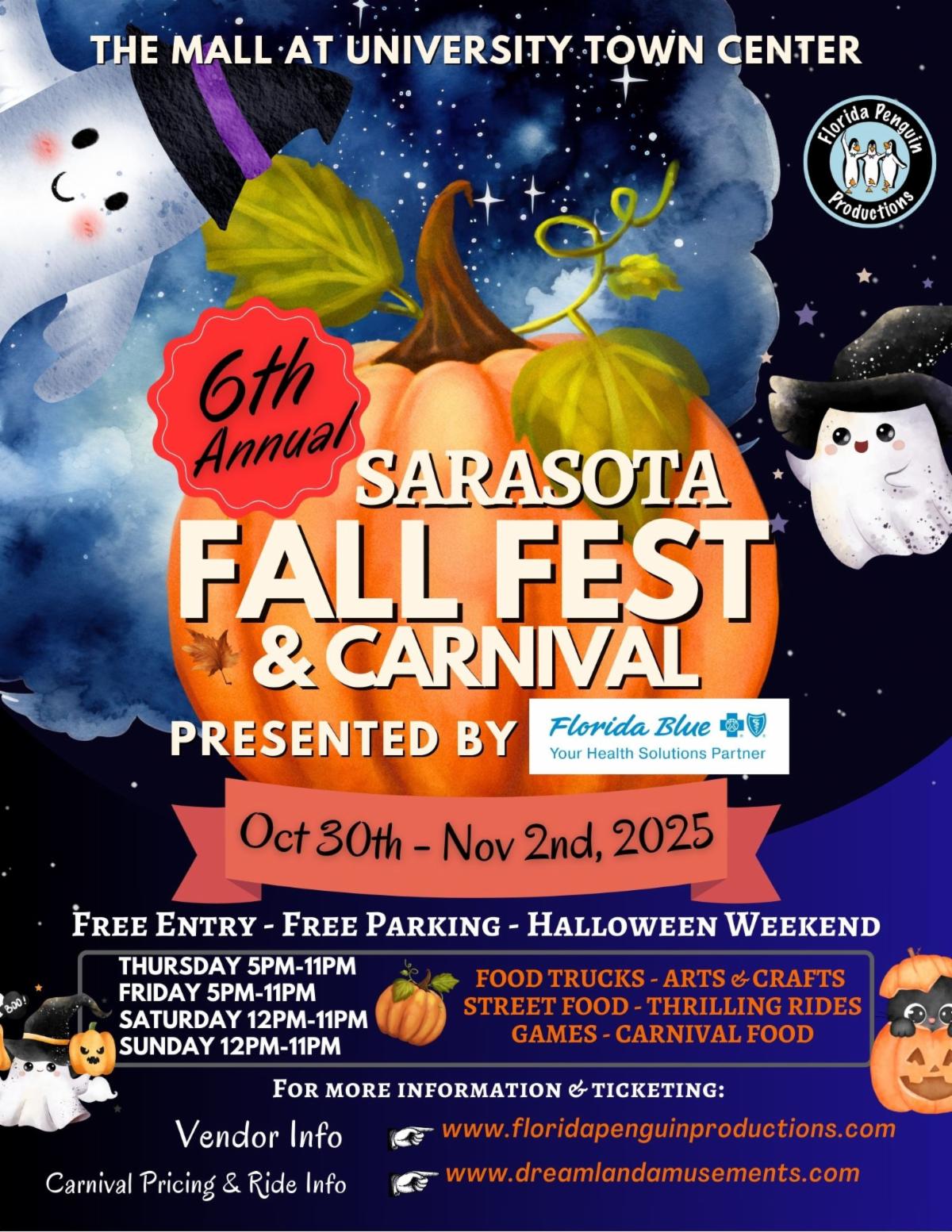 Sarasota Fall Festival & Carnival Presented by Florida Blue
