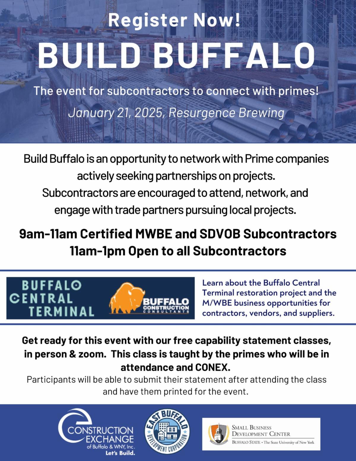 Build Buffalo Registration Open!