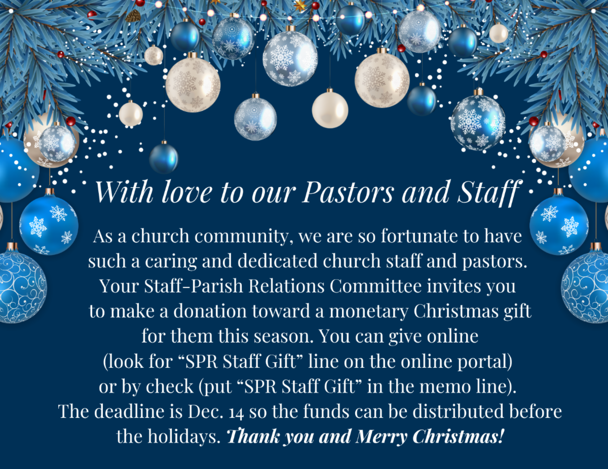 Newsletter|December 4, 2025 - Martin United Methodist Church | Bedford ...