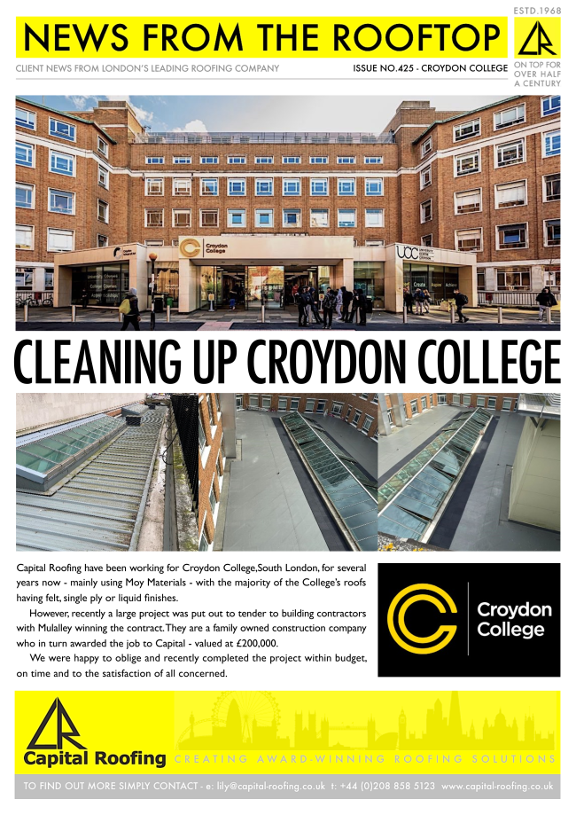 Issue No 425 Croydon College