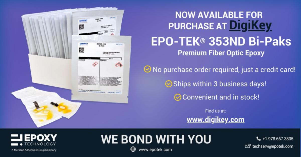 EPO-TEK® 353ND Bi-Paks are Online!