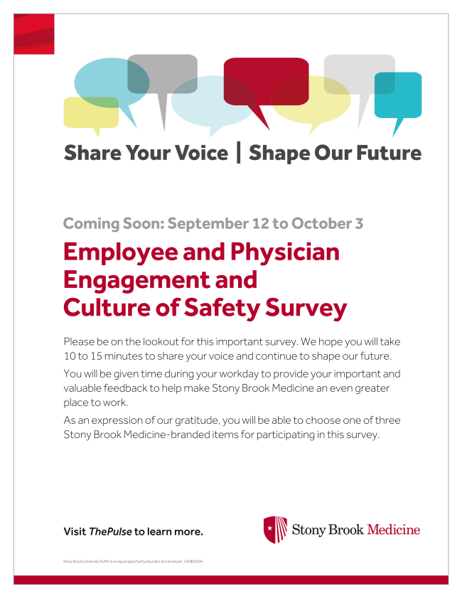 Employee and Physician Survey: Share Your Voice - Shape Our Future