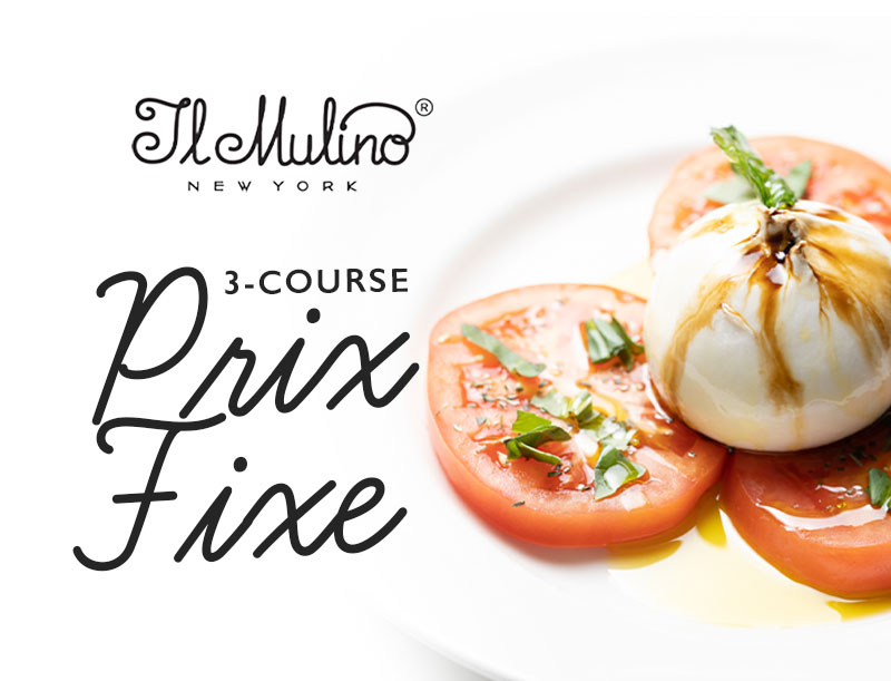 Join us in Roslyn for our Exclusive Prix Fixe Menu at Il Mulino