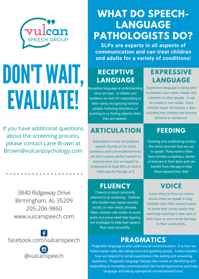 Speech & Language Screenings