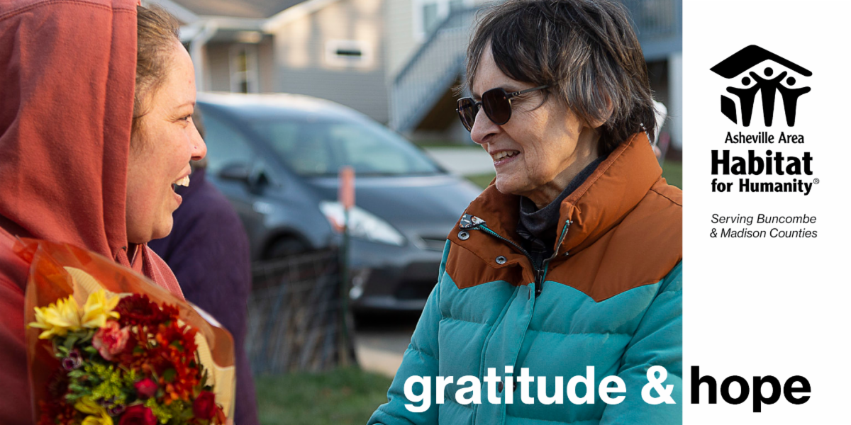 Gratitude & persistent hope