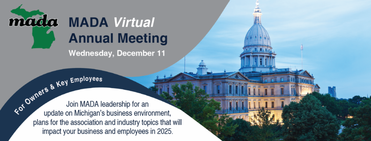 MADA's year-end dealer meeting is Dec. 11 - join us!