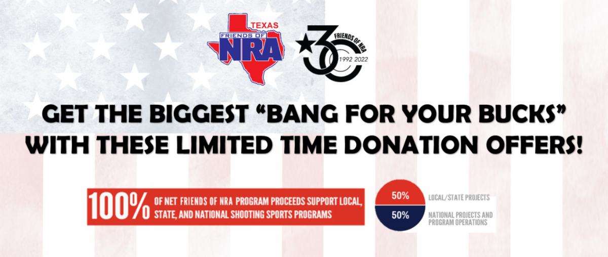 30th Year Anniversary Friends of NRA Donation Offers