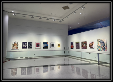 Invitation to Yumi Hogan Art Gallery Dedication at BWI Marshall