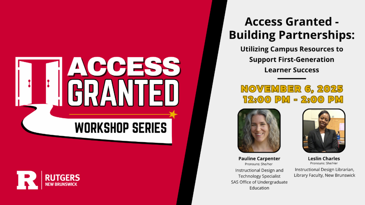 Join our Access Granted Workshop: "Building Partnerships: Utilizing ...