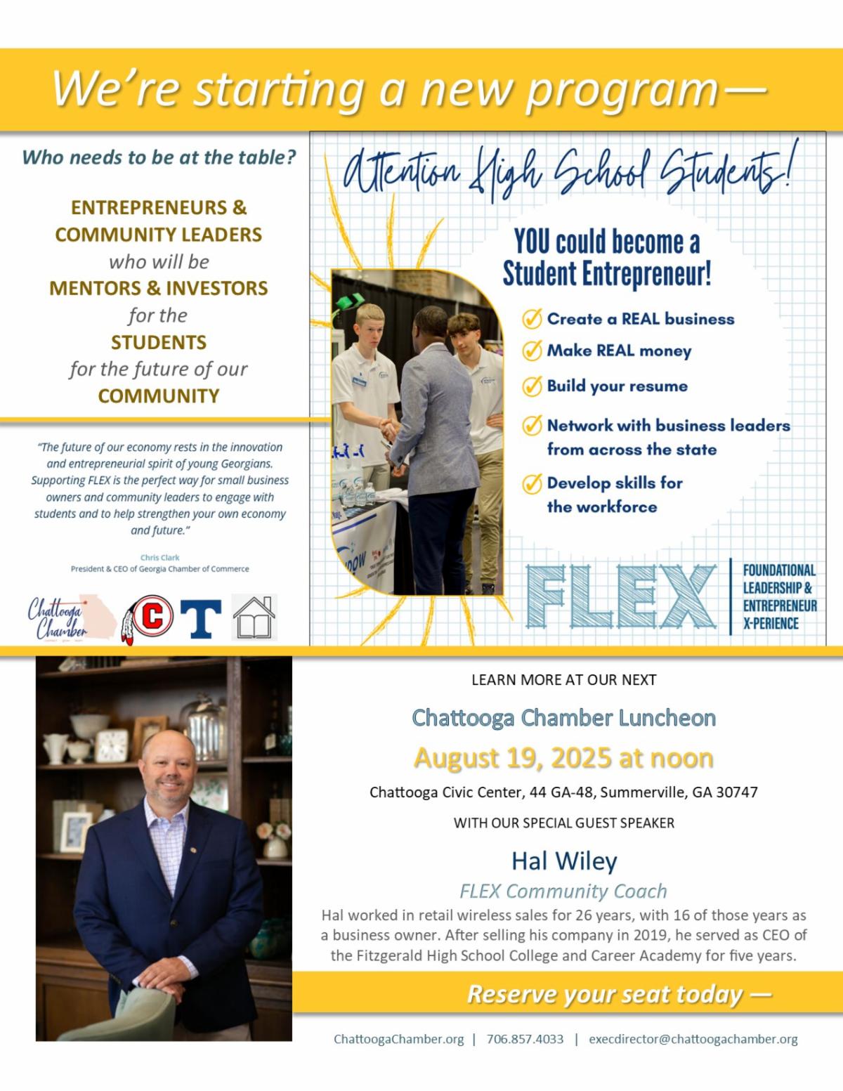 Chattooga Chamber Lunch & Learn: Georgia FLEX Program