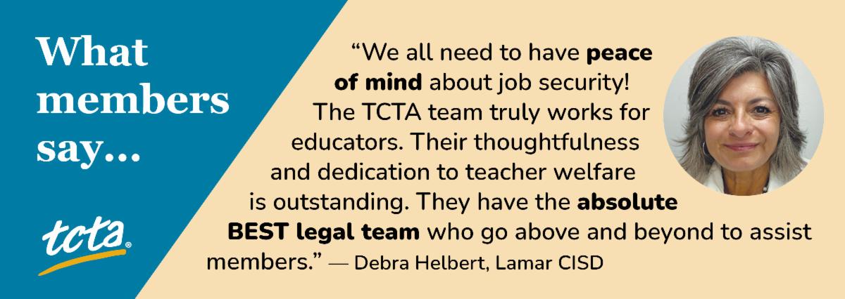 TCTA testifies on teacher certification