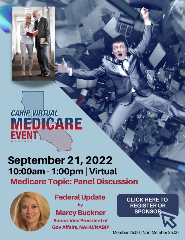 Join us for the CAHIP Virtual Medicare Event | September 21, 2022 ...