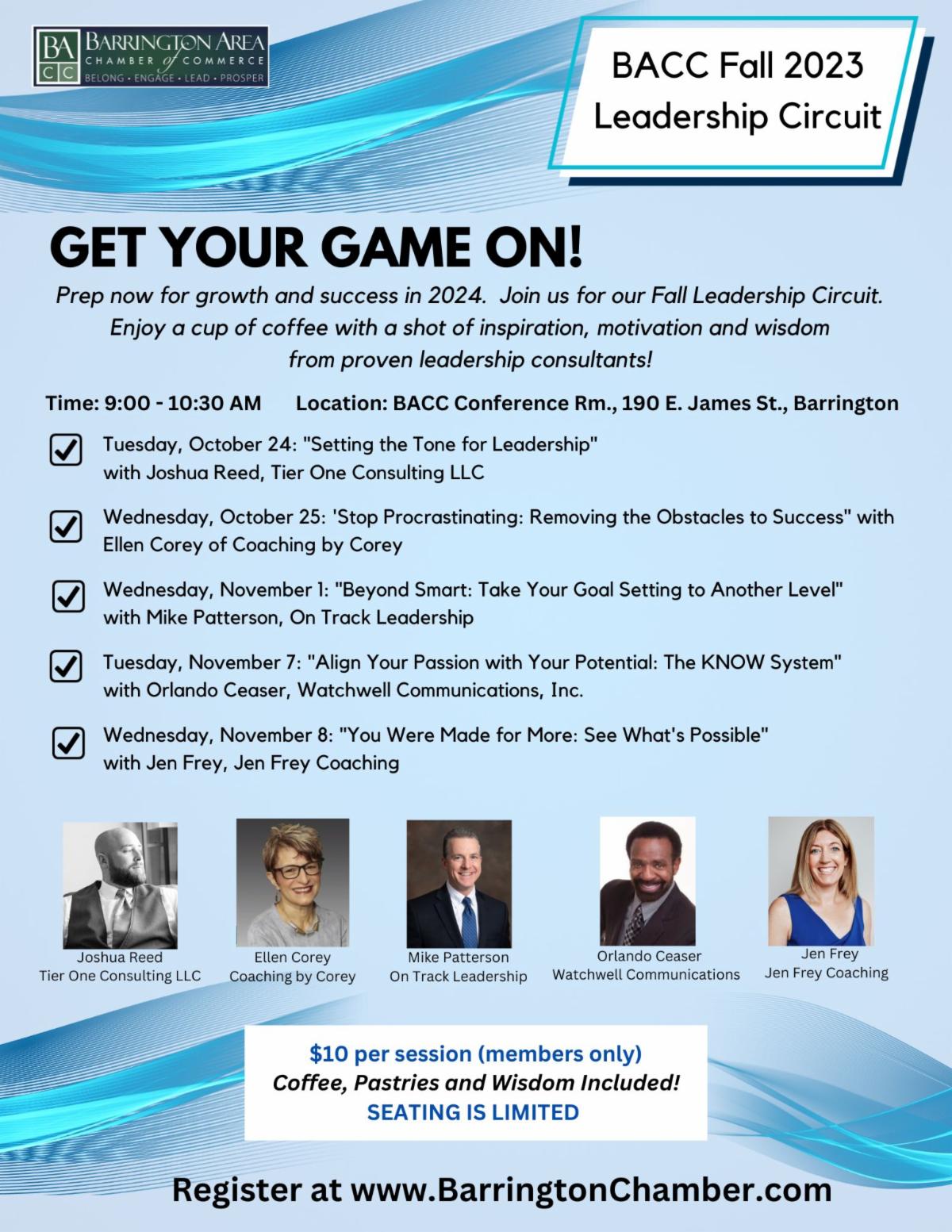 Chamber News: BACC Leadership Circuit Tues. & Wed. - FREE After Hours ...