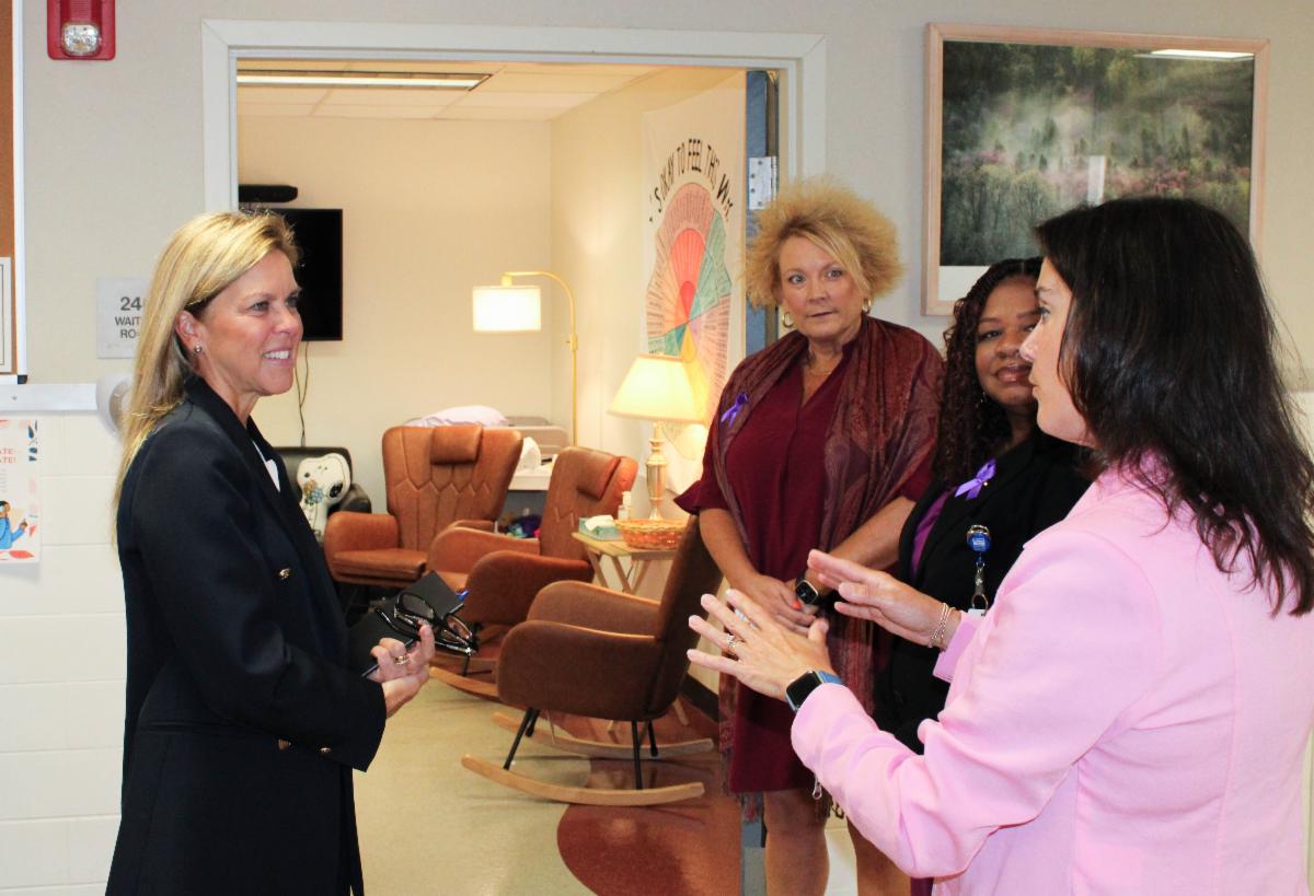 Pictured: First Lady Suzanne S. Youngkin with a Four Truths Recovery ...