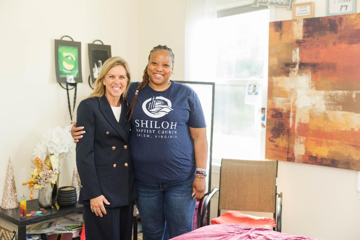 Pictured: First Lady Suzanne S. Youngkin with a Four Truths Recovery ...