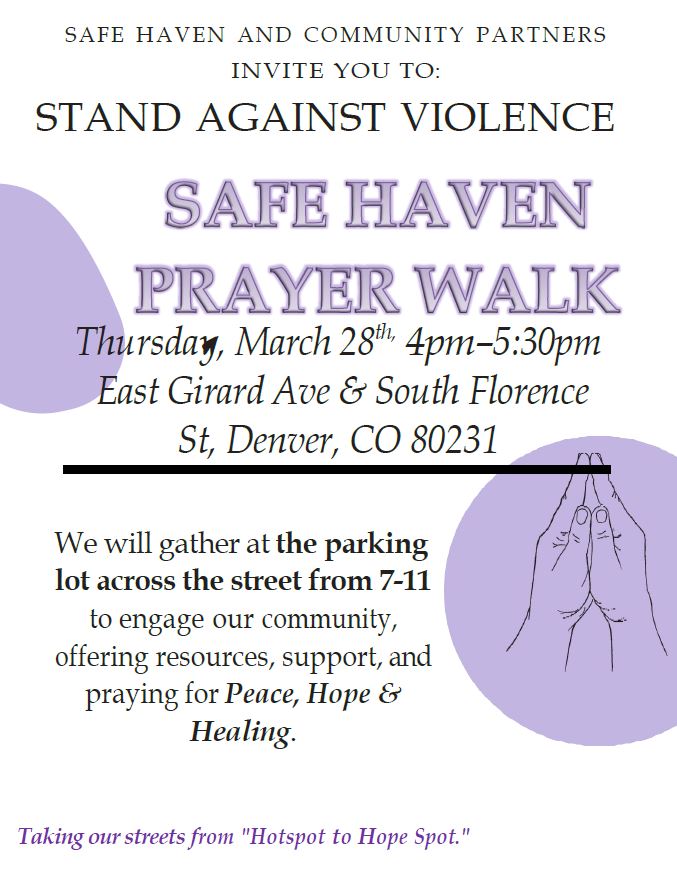 Safe Haven Prayer Walk