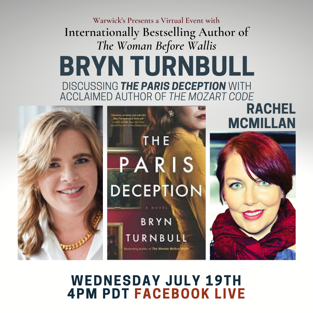 This Week at Warwick’s: John David Mann w/Matt Coyle In-Store; Bryn ...