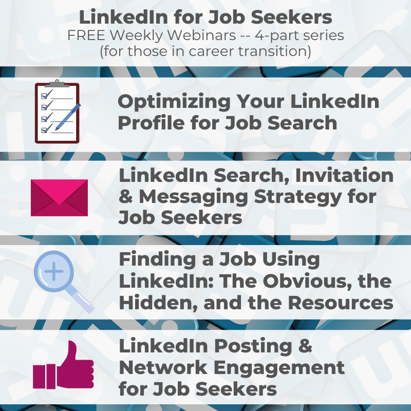 Upcoming LinkedIn Webinars, LIVE interviews, and more