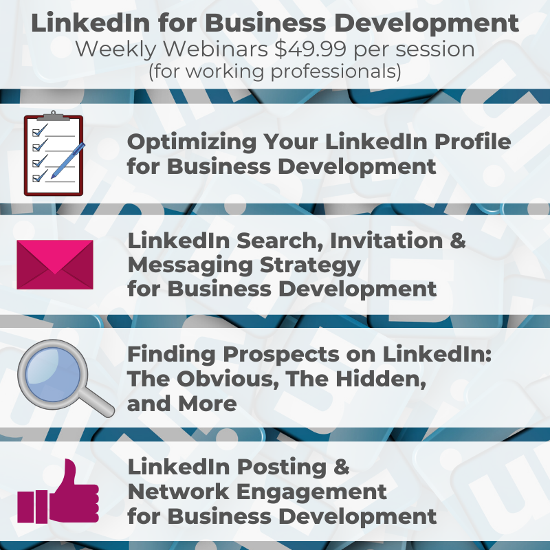 Upcoming LinkedIn Webinars, LIVE interviews, and more