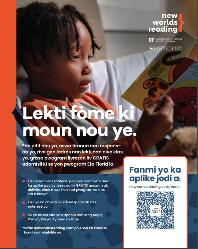 New Worlds Reading Initiative for VPK