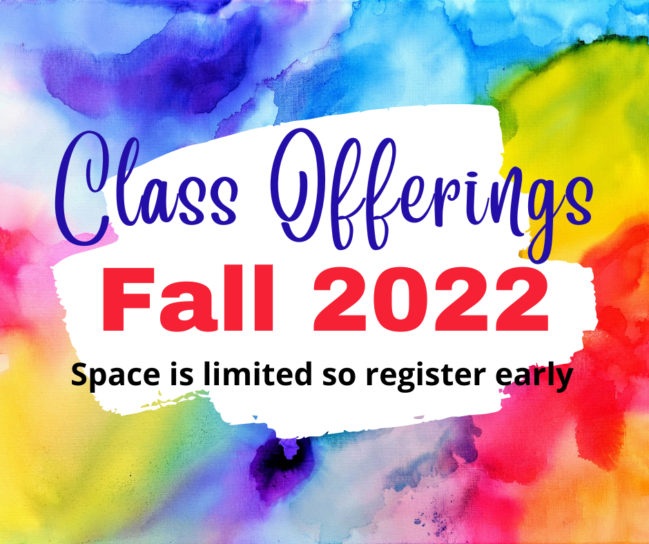Fall Classes Open for Registration
