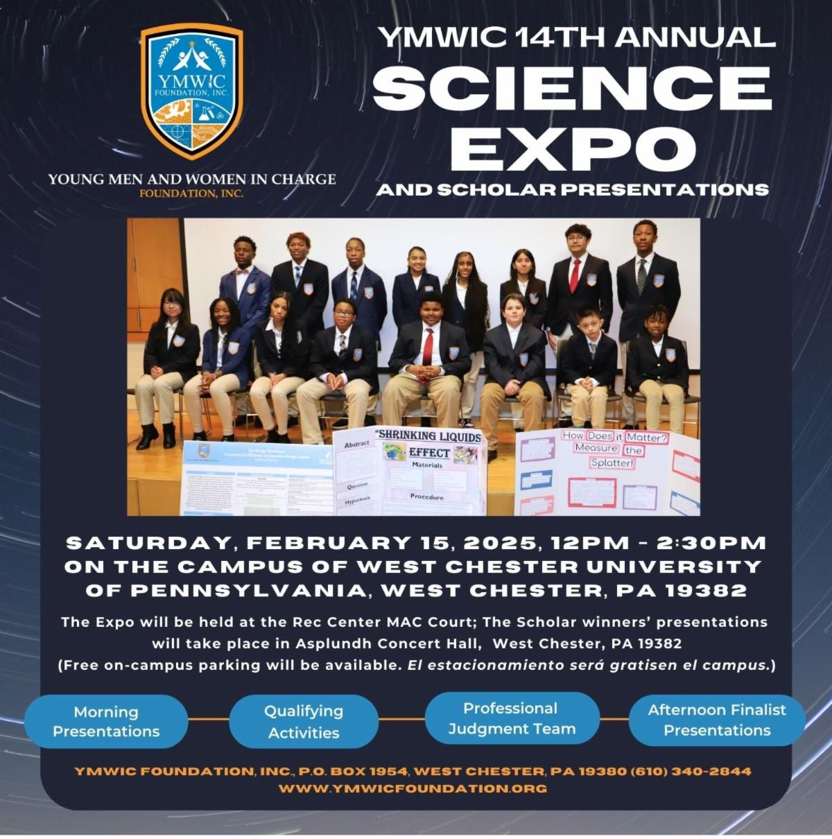 Register to Attend the 2025 YMWIC 14th Annual Science Expo and Scholar Presentations