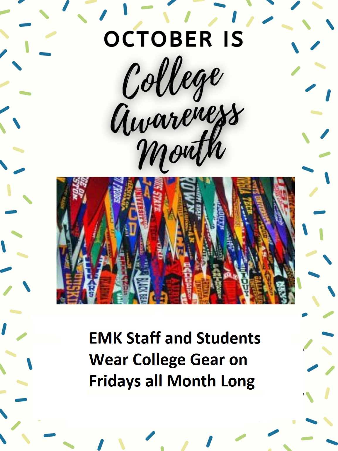 October is College Month