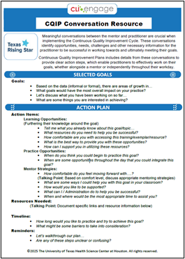 Texas Rising Star Mentor Newsletter