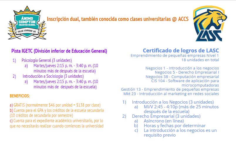 Animo Compton Weekly Royal Newsletter