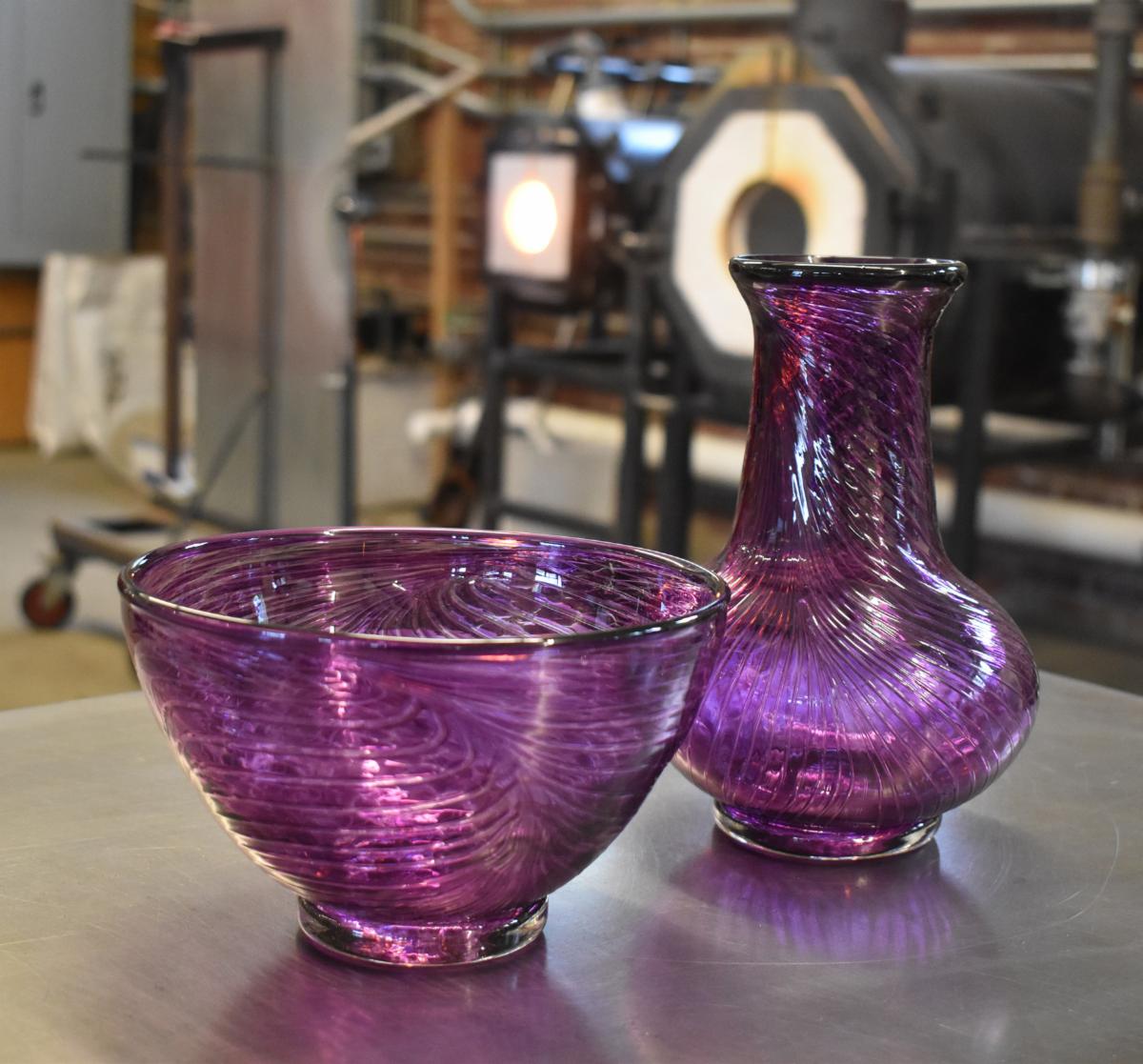 Your Valentine will love a handmade glass gift from Akron Glass Works!