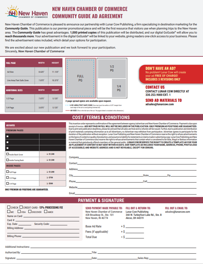 Promote your business in the New Haven Community Guide - presented by ...