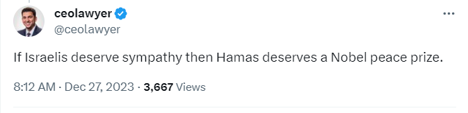 Antisemite of the Week: Ali Jamal Awad (aka CEO Lawyer)