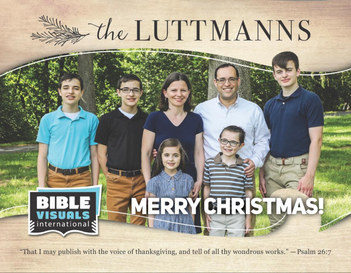 Merry Christmas from the Luttmann family