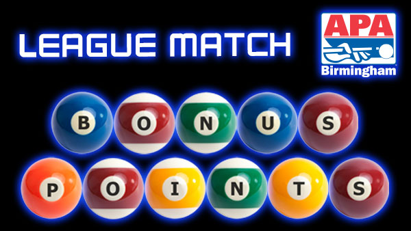 How to earn the most BONUS POINTS for your APA teams!