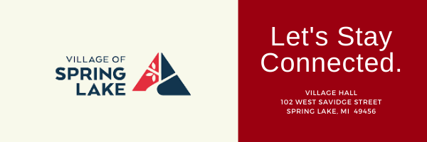 Your Village of Spring Lake Weekly Update